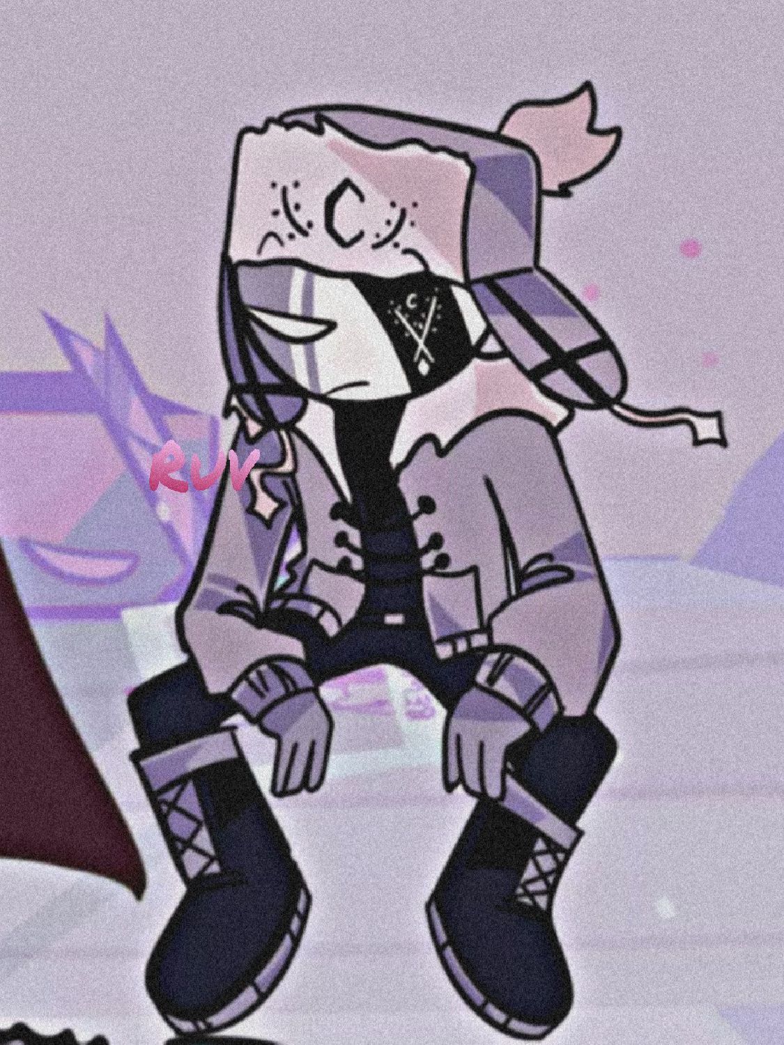 Between me and him [friday night funkin] Ruv x Reader